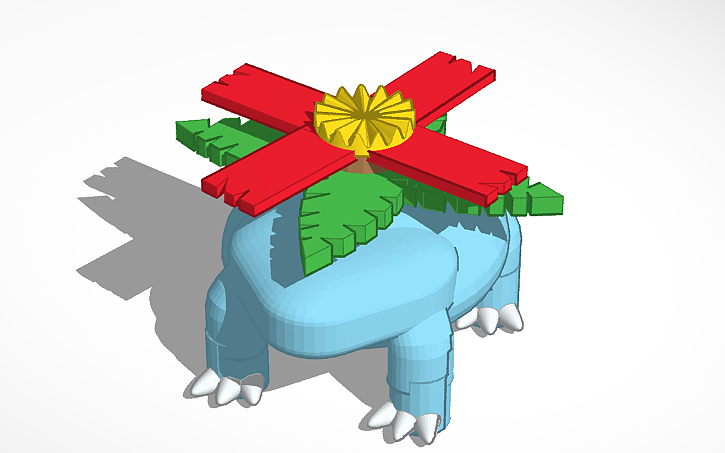 3D design venusaur | Tinkercad