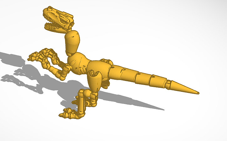 3D design Dinosaurios - Tinkercad