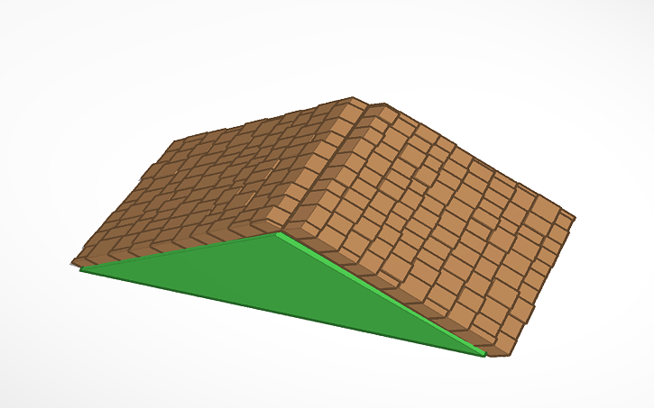 3D design roof top - Tinkercad