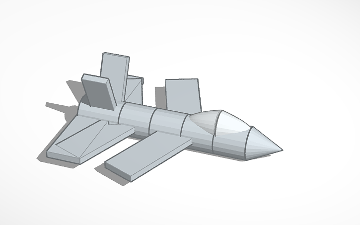 3D design jet | Tinkercad
