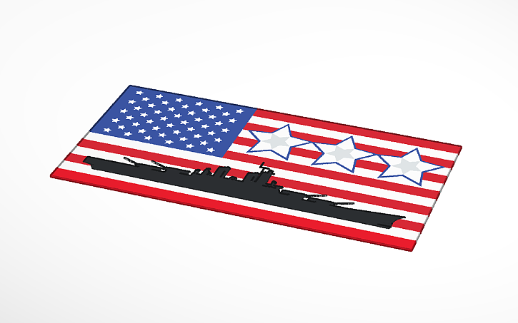 3D design RK Flag | Tinkercad