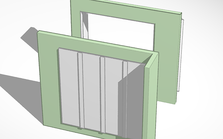 3D design Bedroom window - Tinkercad