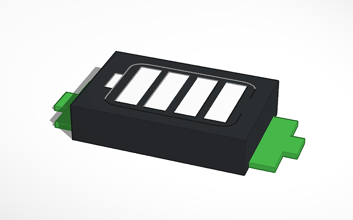 3D design 18650 Battery Indicator Display - Tinkercad
