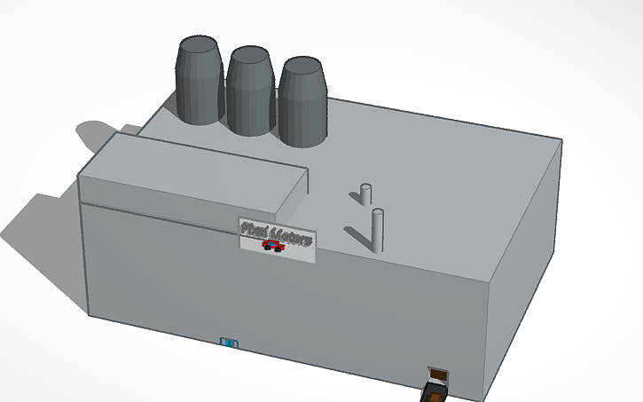3D design pixel motors factory | Tinkercad