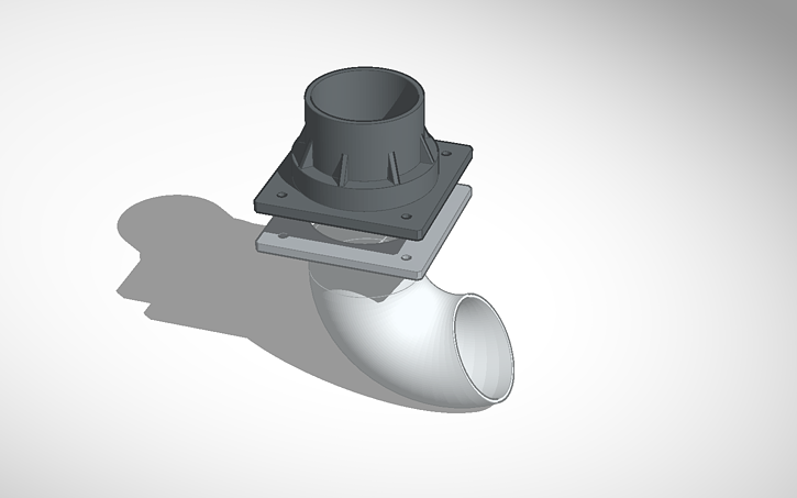 3D design Dust Collector Input | Tinkercad