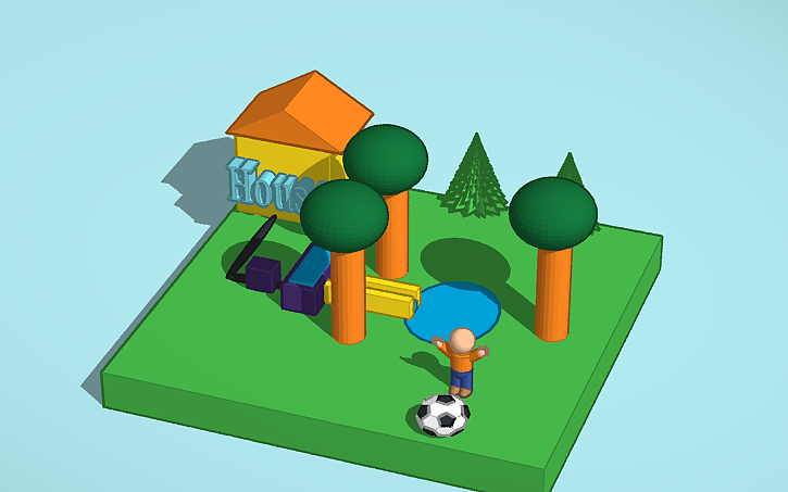 3D design Aynah UAE SST MA1 Falaj - Tinkercad