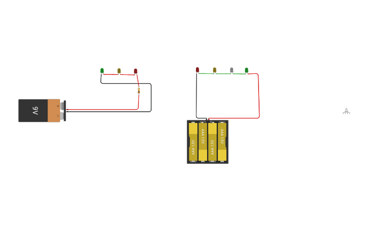 Circuit Design วงจรแบบอนุกรม Tinkercad