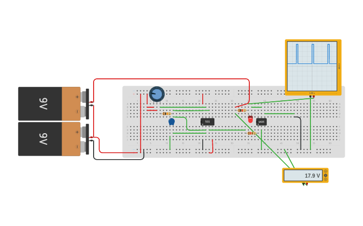 Circuit Design Frequency Amplifier Tinkercad