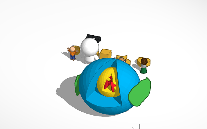 3D design botak - Tinkercad