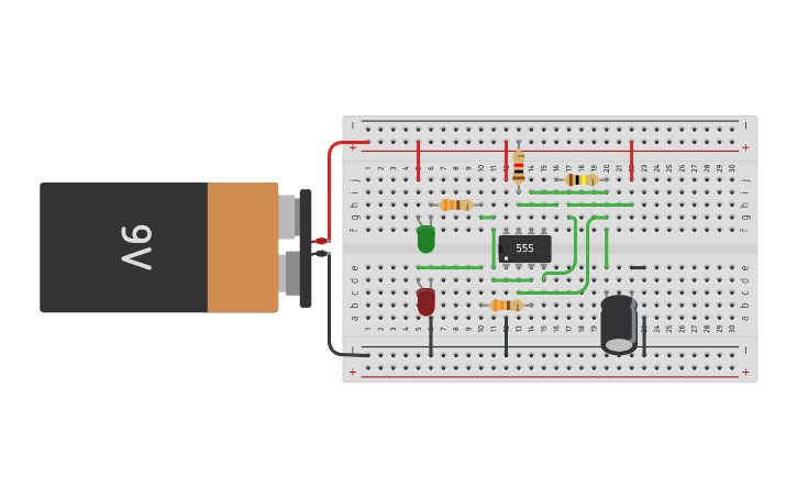 Circuit Design Aniruddh Rao Design Of Simple Led Flasher Circuit With