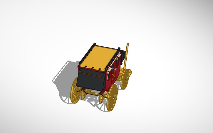3D design Concord Coach #QOQ - Tinkercad