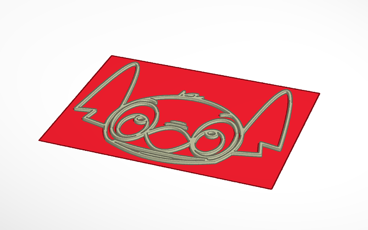 3D design Stitch - Tinkercad
