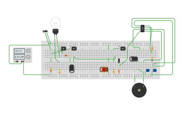 Circuit Design Rain Sensor Tinkercad
