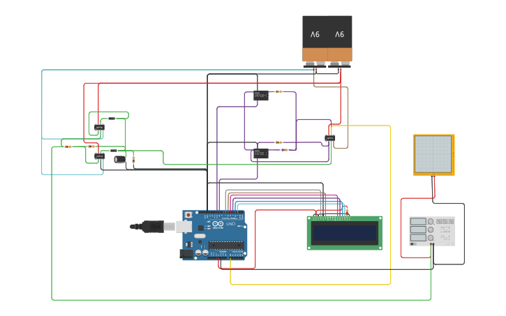 Circuit design Differential AC voltmeter - Tinkercad