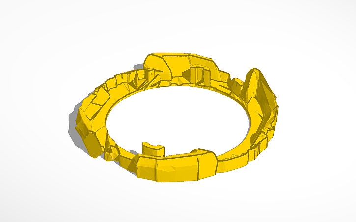 3D design Infinite Shield mode - Tinkercad