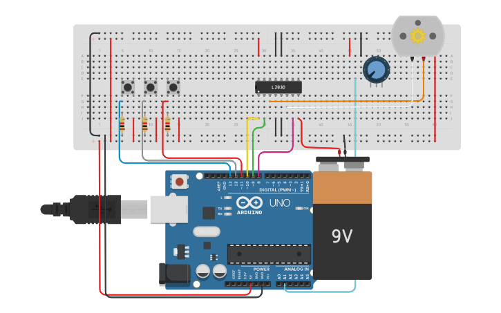 Circuit design Tp 23.2 | Tinkercad
