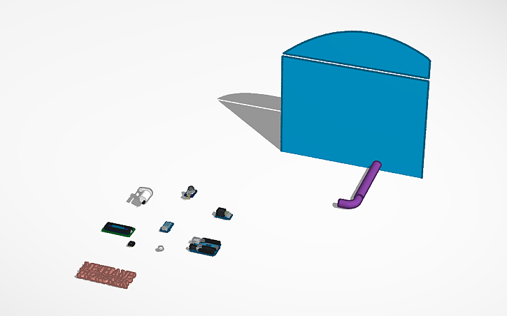 3D design Internal parts - Tinkercad