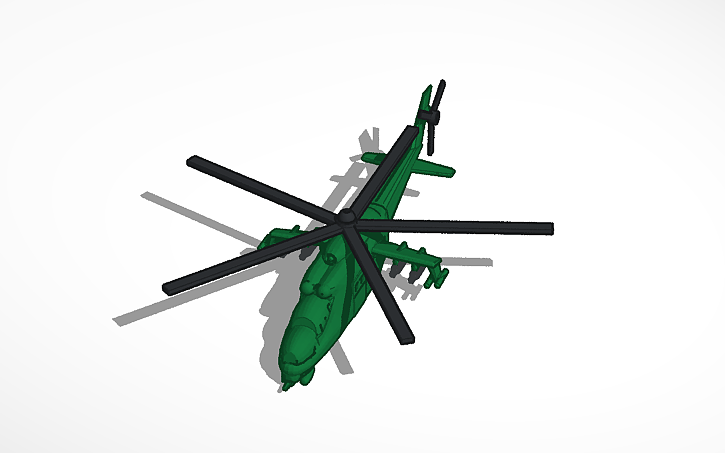 3D design Mil Mi-24 Hind | Tinkercad