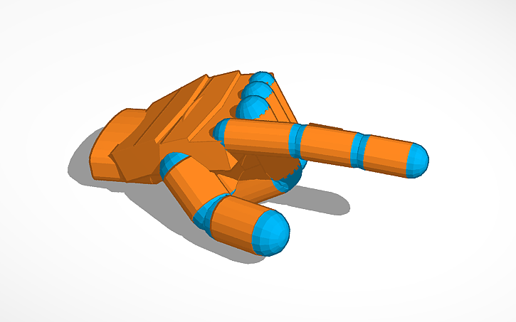 3D design Hand - Tinkercad