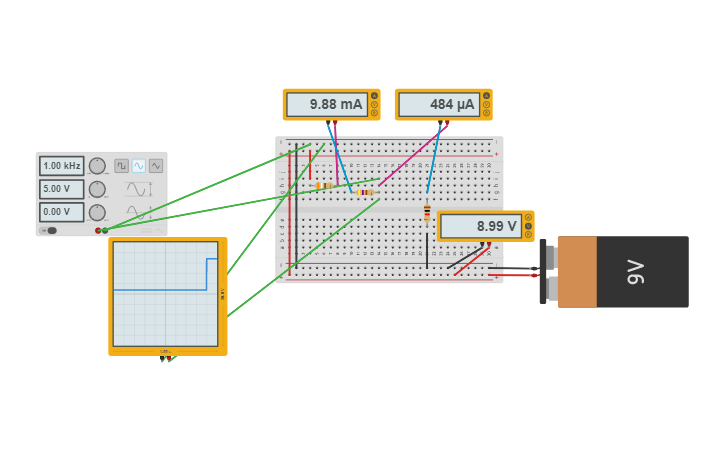 Circuit design EJEMPLO 1 | Tinkercad