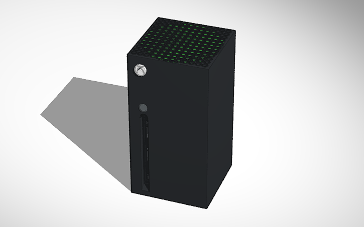 3D design XBOX Series X - Tinkercad