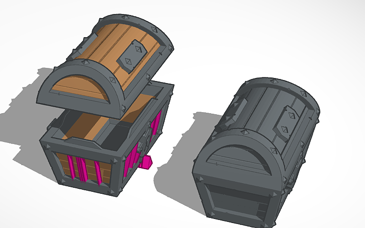 3D design Wind Waker Common Treasure Chest (No supports) | Tinkercad