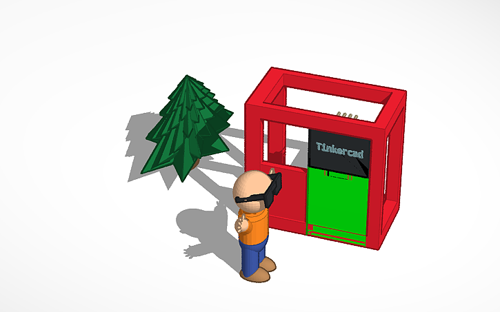 3D design Basurero | Tinkercad