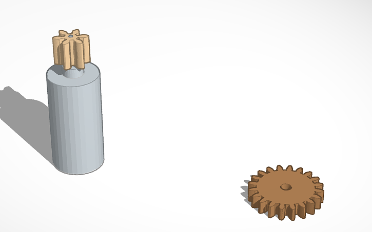 3D design micro motor - Tinkercad