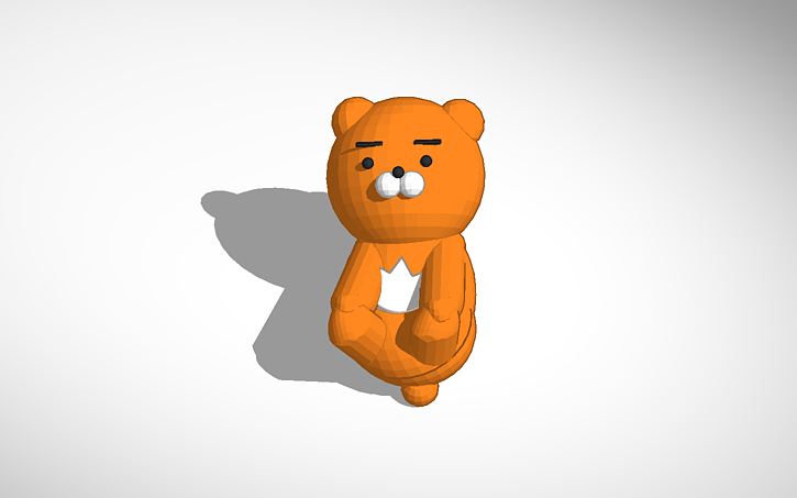 3d Design Copy Of 라이언 Tinkercad