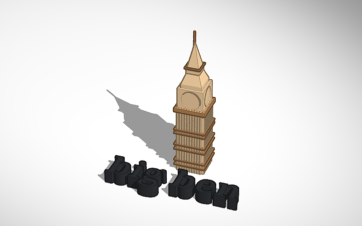 3D design big ben | Tinkercad