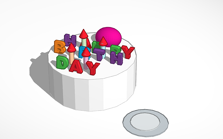 3D design Happy Birthday Tinkercad! | Tinkercad