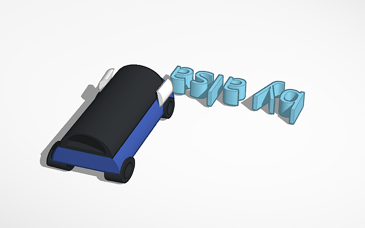 3D design car homework - Tinkercad