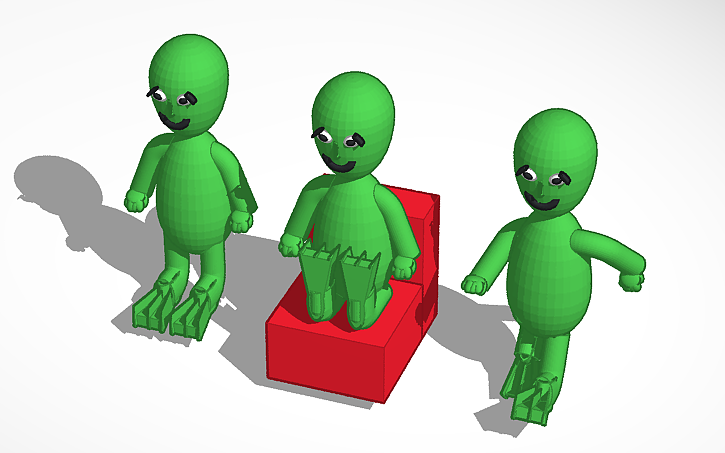 3d Design инопланетянин Tinkercad