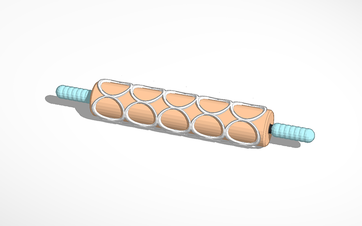 3D design Mold Rolling Pin #kitchen - Tinkercad