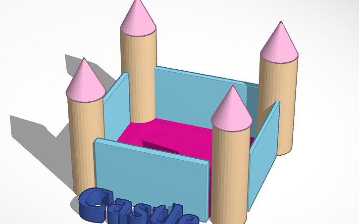 3D design Princess castle | Tinkercad