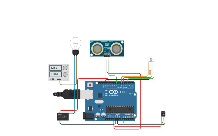 Circuit design Entrega final | Curso Introducción a Arduino | F. Armendariz | Tinkercad