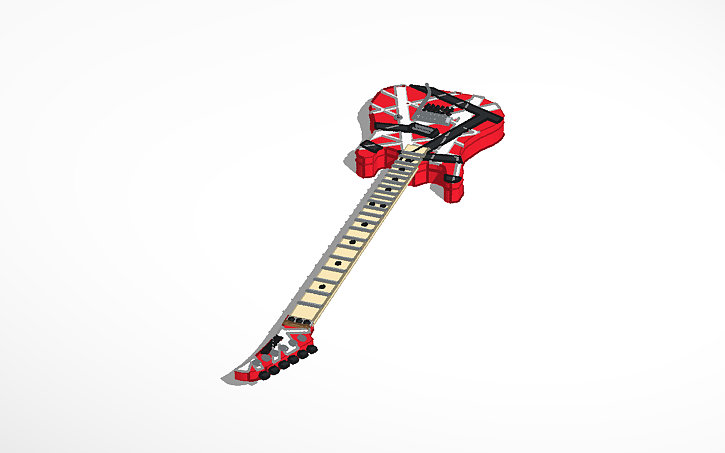 3D design Van Halen Guitar - Tinkercad