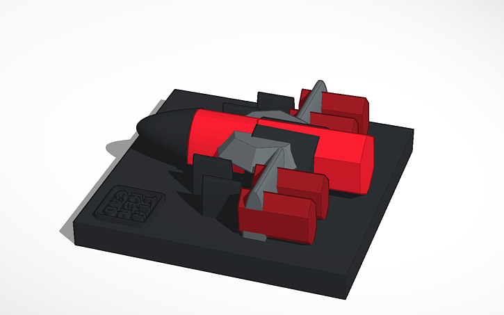 3D design Space Jet - Tinkercad