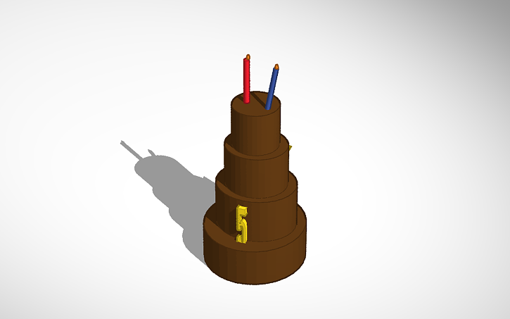 3D design cake | Tinkercad