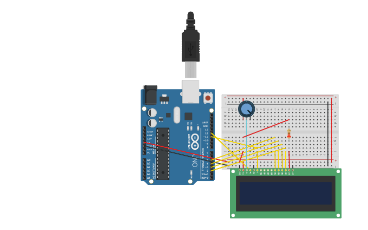 Circuit design Ejercicio 5 - Tinkercad