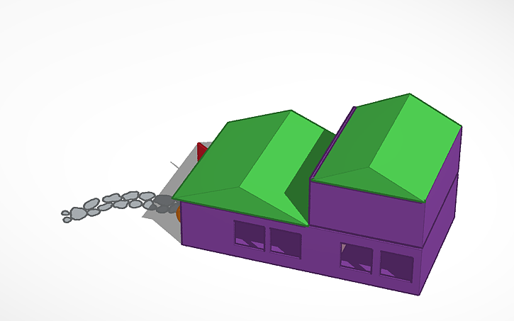3D design Haunted house | Tinkercad