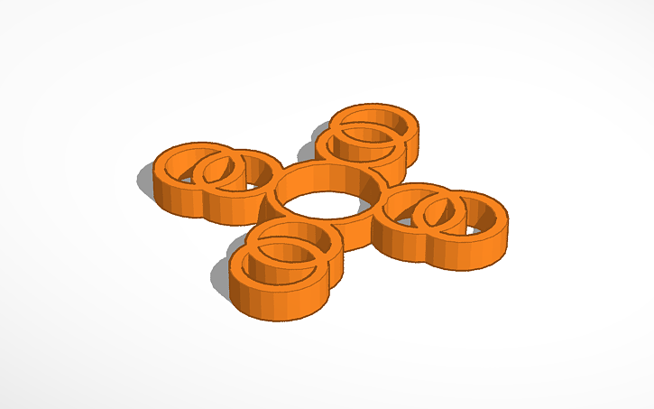 3D design circle spinner | Tinkercad