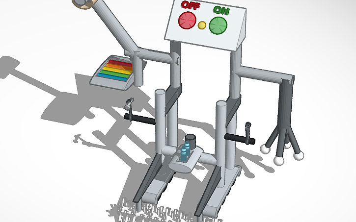 3D design House Cleaning robot - Tinkercad