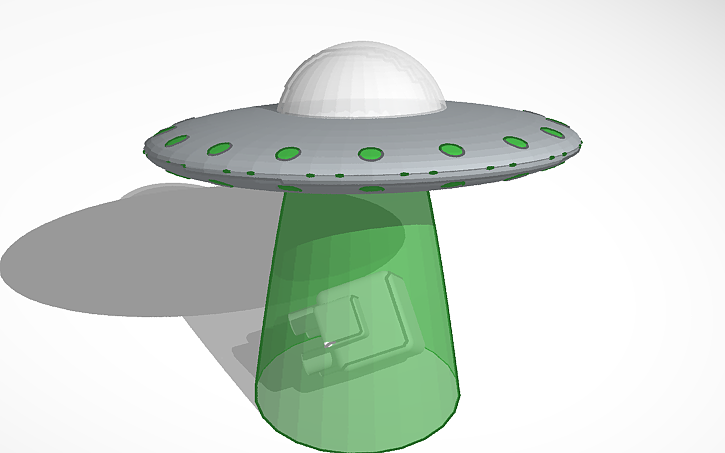 3D design alien abduction | Tinkercad
