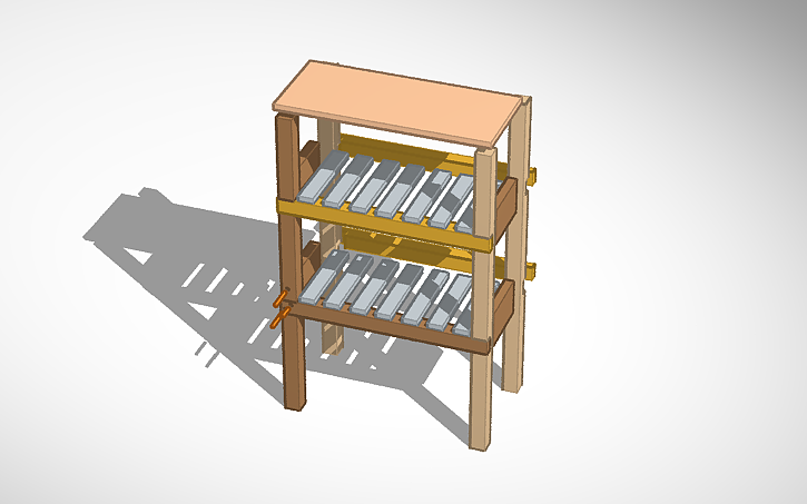 3D design rack, shelving | Tinkercad