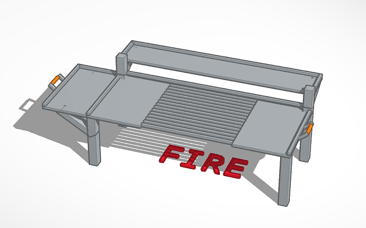 3D design Outdoor Grill - Welding - Tinkercad