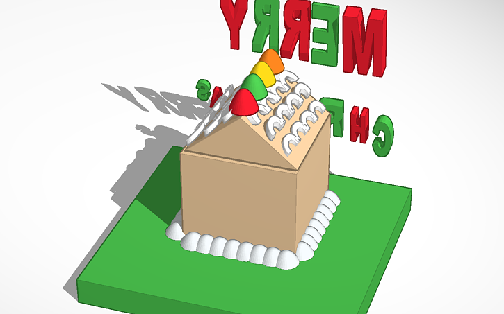 3D design Ginger Bread houses | Tinkercad