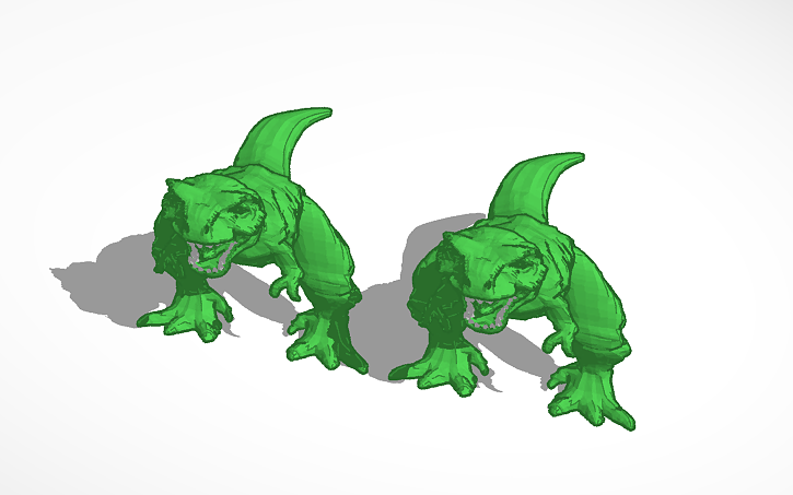 3D design t rex - Tinkercad
