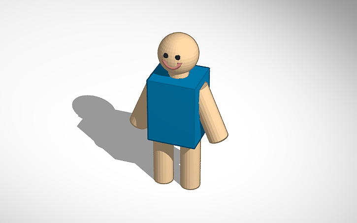 3D design A Person - Tinkercad