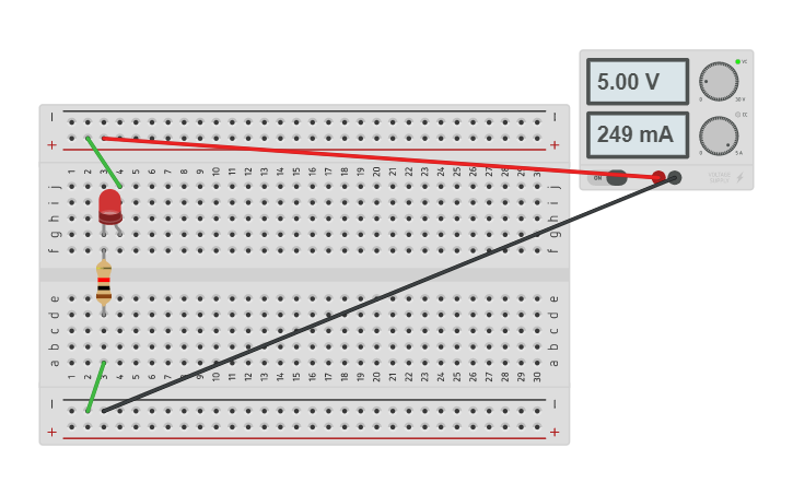 Circuit design Led Light Up | Tinkercad